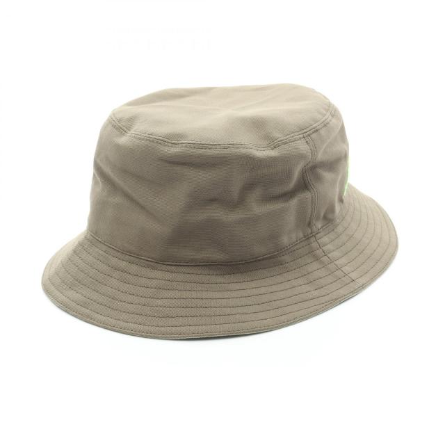 ディオール Dior DIOR × TRAVIS SCOTT CACTUS JACK バケット ハット 帽子 コットン メンズ カーキ系 / グリーン系 【中古】 ディオール Dior DIOR × TRAVIS SCOTT CACTUS JACK バケット ハット