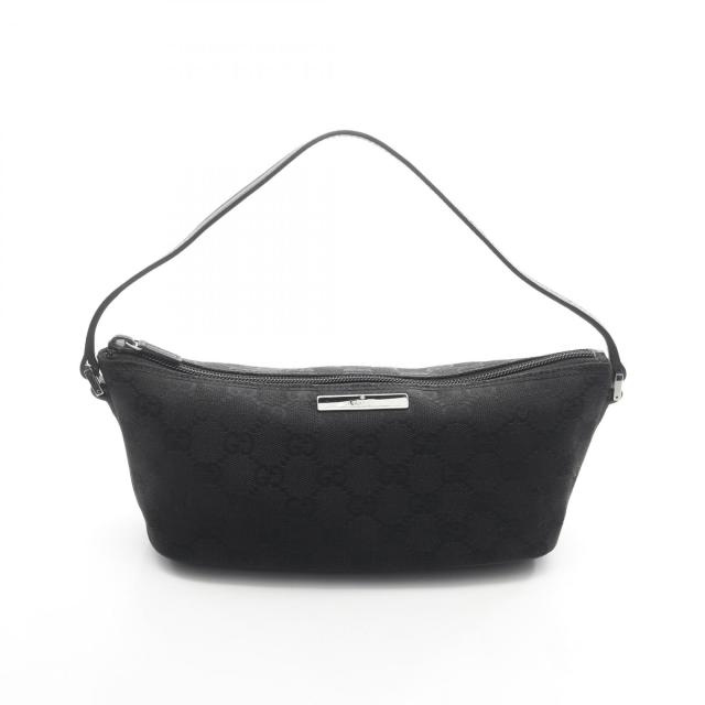 グッチ GUCCI GGキャンバス ハンドバッグ バッグ キャンバス レディース ブラック系 【中古】