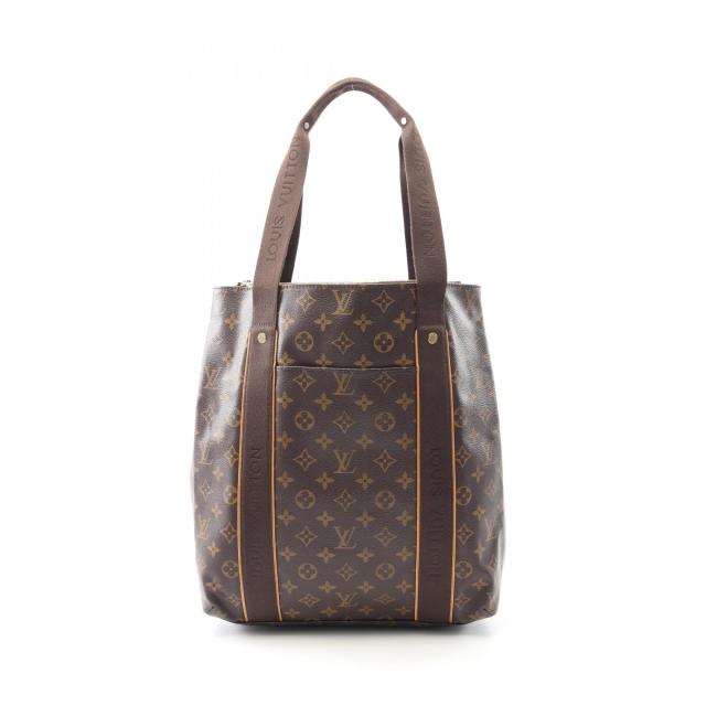 ルイ・ヴィトン LOUIS VUITTON カバ ボブール トートバッグ バッグ PVCコーティングキャンバス レザー モノグラム メンズ レディース ブラウン系 M53013 【中古】