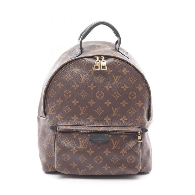 ルイ・ヴィトン LOUIS VUITTON パームスプリングス バックパック MM リュックサック バックパック バッグ PVCコーティングキャンバス レザー モノグラム レディース ブラウン系 / ブラック系 M44874 【中古】