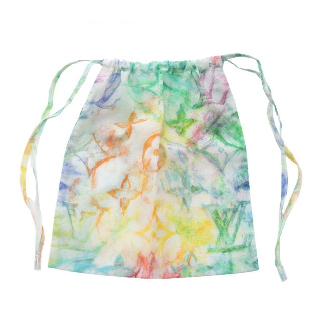 ルイ・ヴィトン LOUIS VUITTON モノグラムパステル ポーチ バッグ コットン メンズ レディース ホワイト系 / マルチカラー MP2887 【中古】