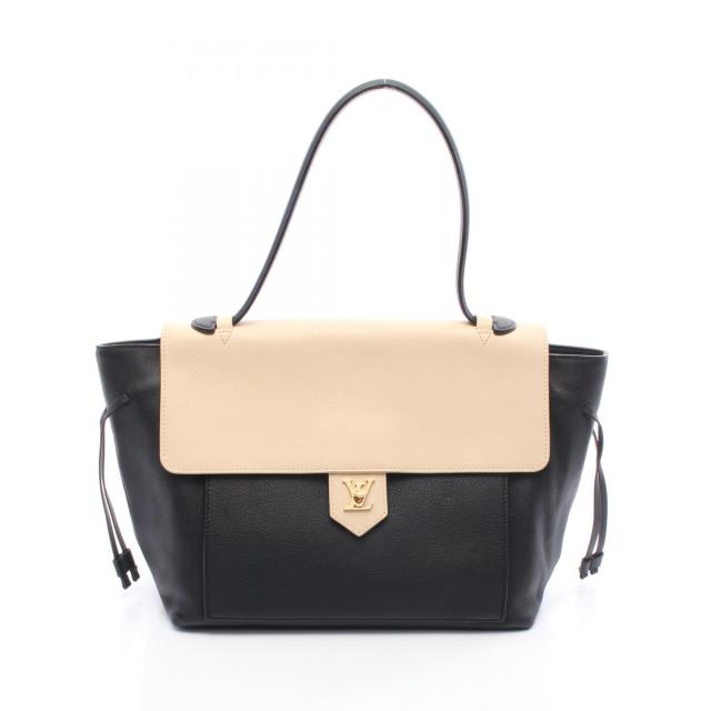 ルイ・ヴィトン LOUIS VUITTON ロックミーMM ハンドバッグ バッグ レザー レディース ブラック系 / アイボリー系 M50191 【中古】