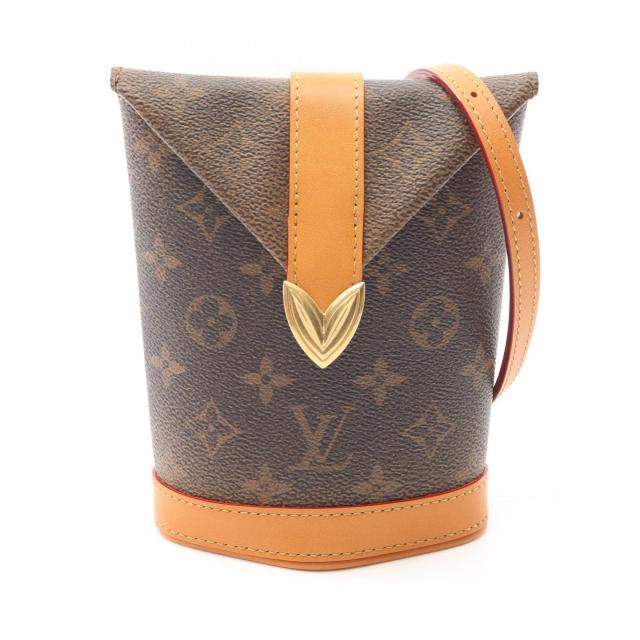 ルイ・ヴィトン LOUIS VUITTON エンベロップポーチ ショルダーバッグ バッグ PVCコーティングキャンバス レザー モノグラム メンズ ブラウン系 M11629 【中古】