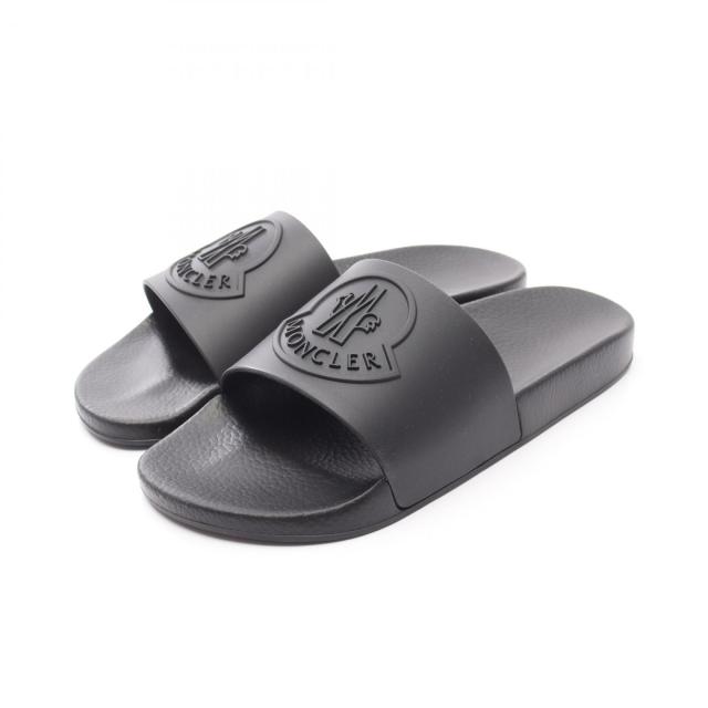 モンクレール MONCLER BASILE シャワーサンダル サンダル 靴 ラバー メンズ ブラック系 4C00020M299999941 【新品】