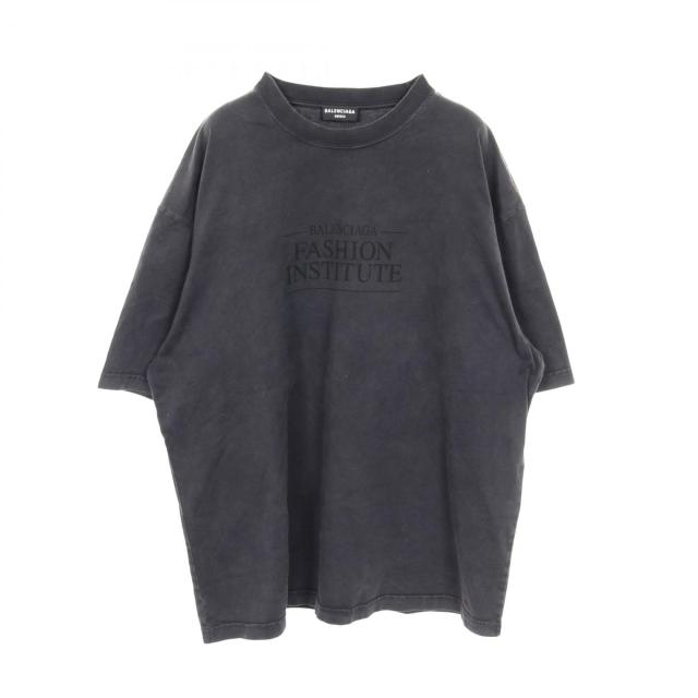 バレンシアガ BALENCIAGA FASHION INSTITUTE カットソー 衣料品 トップス コットン メンズ レディース グレー系 【中古】