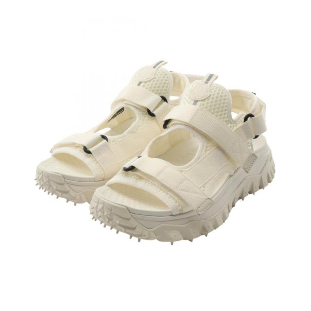 モンクレール MONCLER TRAILGRIP VELA サンダル 靴 キャンバス メッシュ レディース ホワイト系 4L00110M380803237 【新品】
