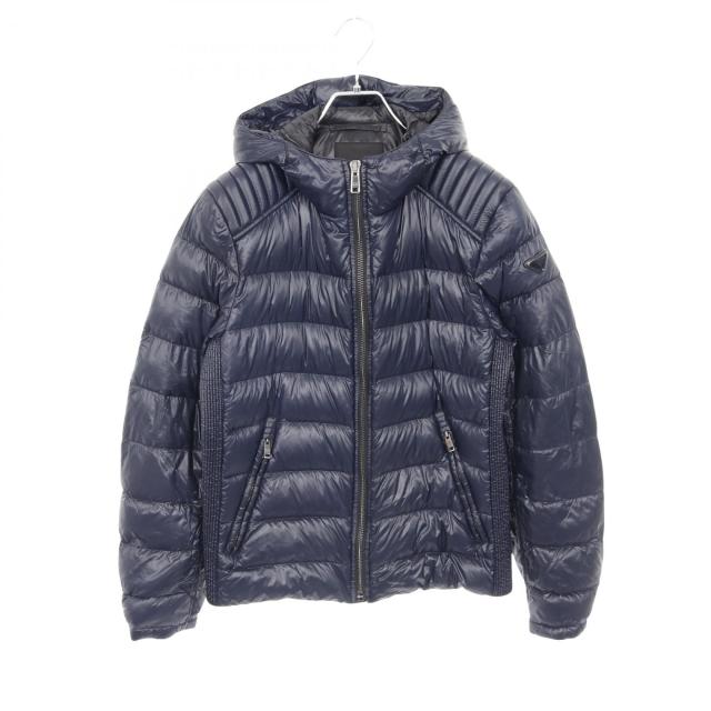 プラダ PRADA ダウンジャケット 衣料品 アウター ナイロン メンズ ネイビー系 SGA654 【中古】