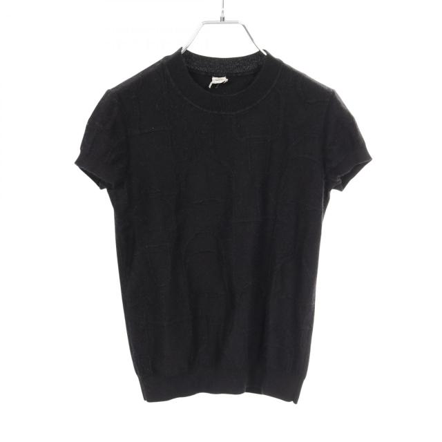 エルメス HERMES TORSADES ニット 衣料品 トップス シルク カシミヤ シルク レディース ブラック系 【中古】