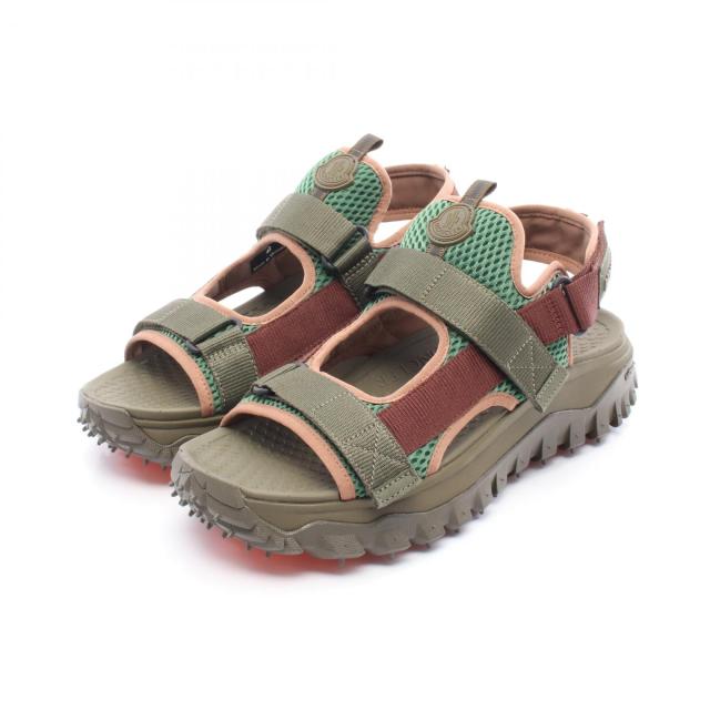 モンクレール MONCLER TRAILGRIP VELA サンダル 靴 キャンバス メッシュ メンズ カーキ系 / マルチカラー 4L00010M405424142 【新品】