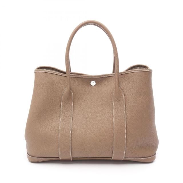 エルメス HERMES ガーデンパーティPM トートバッグ バッグ レザー ネゴンダ ネゴンダ レディース ブラウン系 【中古】