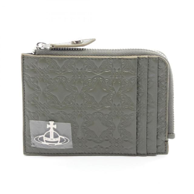 ヴィヴィアンウエストウッド Vivienne Westwood オーブ ケース 財布 レザー レディース カーキ系 54020008UL003EM405 【新品】