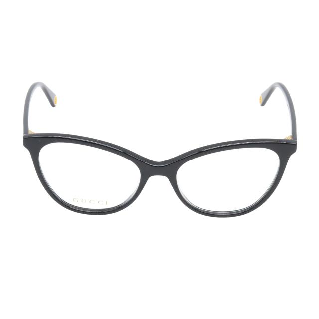 グッチ GUCCI 伊達メガネ メガネ 衣料品 プラスチック メンズ レディース ブラック系 GG1079O-001/INT/OPT 【新品】