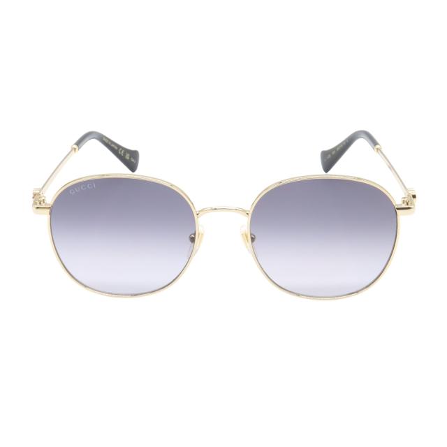グッチ GUCCI サングラス サングラス 衣料品 プラスチック ニッケル メンズ レディース ゴールド系 / ブラック系 GG1142S-001/INT/SUN 【新品】