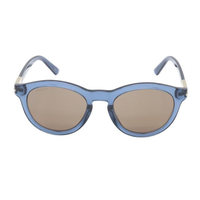 グッチ GUCCI サングラス サングラス 衣料品 プラスチック ニッケル メンズ レディース ブルー系 GG1501S-003/INT/SUN 【新品】