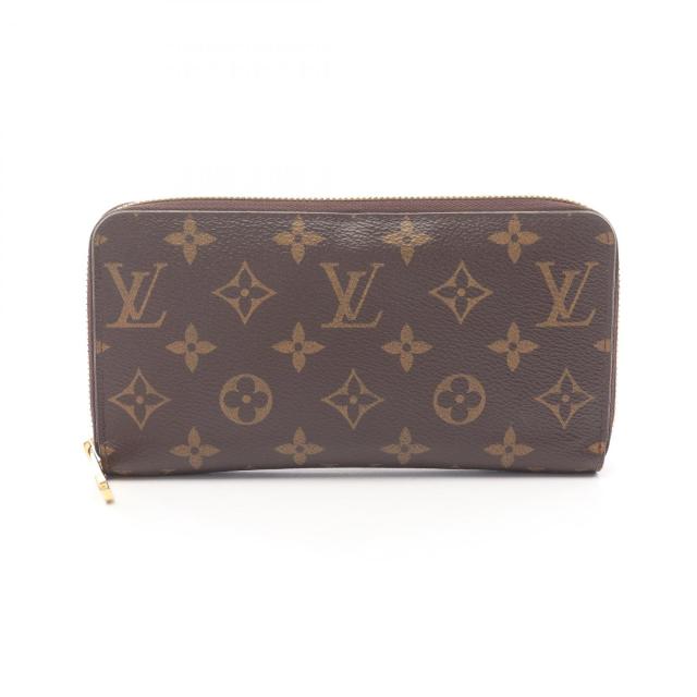 ルイ・ヴィトン LOUIS VUITTON ジッピーウォレット モノグラム コクリコ ラウンド長財布 財布 PVC レディース ブラウン系 / レッド系 M41896 【中古】