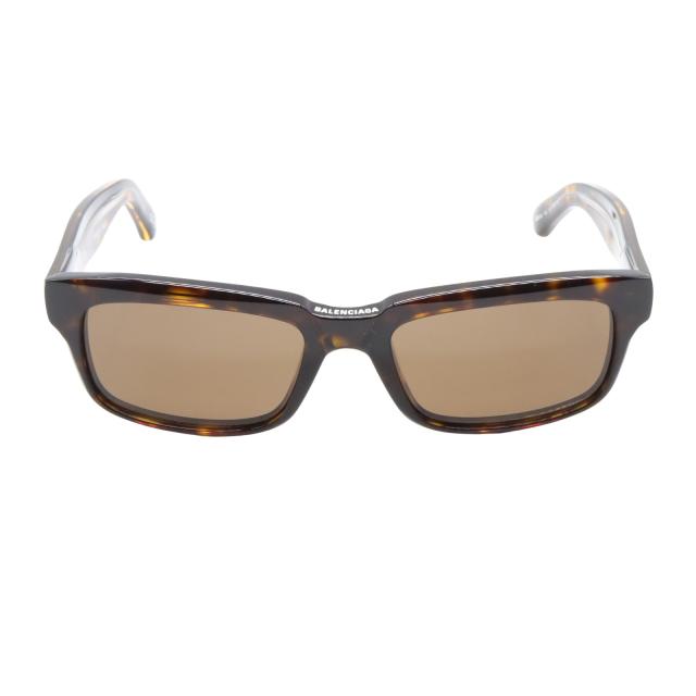 バレンシアガ BALENCIAGA サングラス サングラス 衣料品 プラスチック ニッケル メンズ レディース ブラック系 / ブラウン系 BB0345S-002/SMT/SUN 【新品】