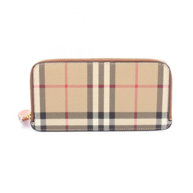 バーバリー BURBERRY ロング ケース 財布 レザー PVC レディース ベージュ系 / ブラウン系 / マルチカラー 8094447 【新品】