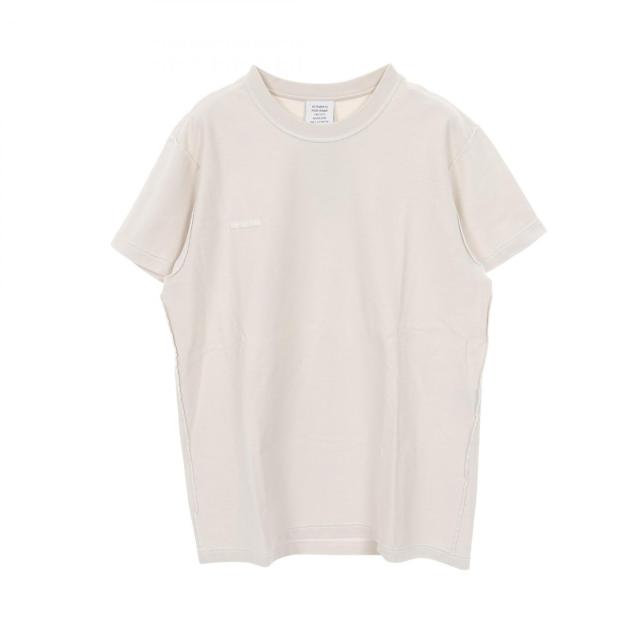 ヴェトモン VETEMENTS Regular Inside Out Tee インサイドアウト カットソー 衣料品 トップス コットン メンズ ベージュ系 【中古】