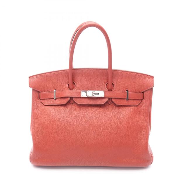 エルメス HERMES バーキン35 ハンドバッグ バッグ レザー トリヨンクレマンス トリヨンクレマンス レディース ブラウン系 027767CK 【中古】