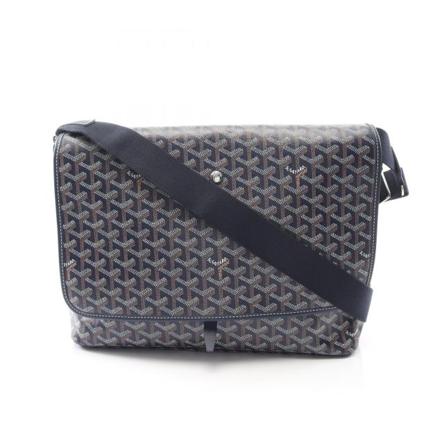 ゴヤール GOYARD カペシアンMM ショルダーバッグ バッグ PVCコーティングキャンバス レザー レディース ネイビー系 / マルチカラー 【中古】