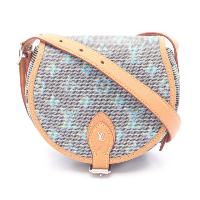 ルイ・ヴィトン LOUIS VUITTON タンブラン ショルダーバッグ バッグ レザー PVCコーティングキャンバス モノグラムLVポップ レディース ブルー系 / マルチカラー M55544 【中古】