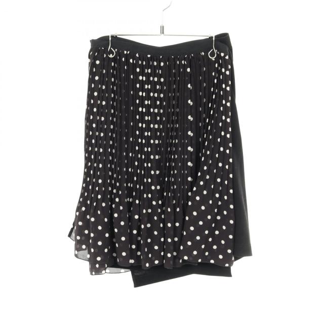 ジュンヤワタナベコムデギャルソン JUNYA WATANABE COMME des GARCONS プリーツ スカート 衣料品 ボトムス ウール ポリエステル レディース ブラック系 / ホワイト系 JB-S071 【中古】