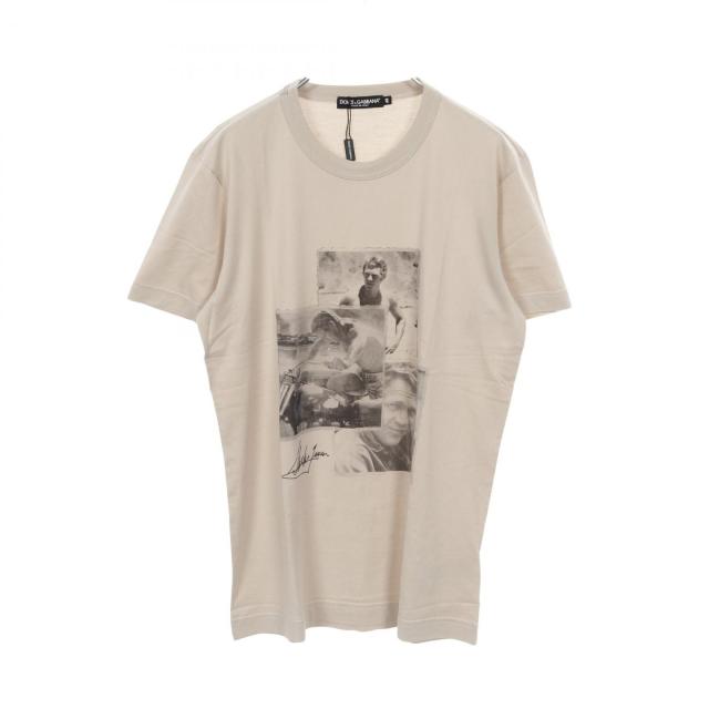 ドルチェアンドガッバーナ DOLCE & GABBANA カットソー 衣料品 トップス コットン レディース ベージュ系 G8DZ2T 【中古】