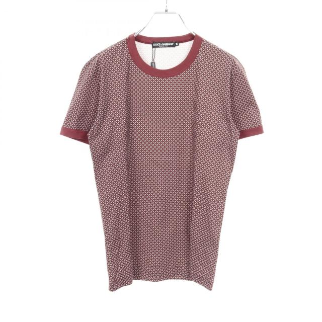 ドルチェアンドガッバーナ DOLCE & GABBANA カットソー 衣料品 トップス コットン メンズ ボルドー系 G8CQ2T 【中古】