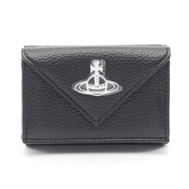 ヴィヴィアンウエストウッド Vivienne Westwood ENVELOPE BILLFOLD 三つ折り財布 財布 レザー レディース ブラック系 5115002FW S000D N40 【新品】