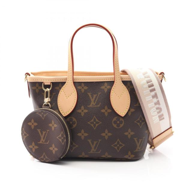 ルイ・ヴィトン LOUIS VUITTON ネヴァーフルBB ハンドバッグ バッグ PVCコーティングキャンバス レザー モノグラム レディース ブラウン系 M46705 【中古】