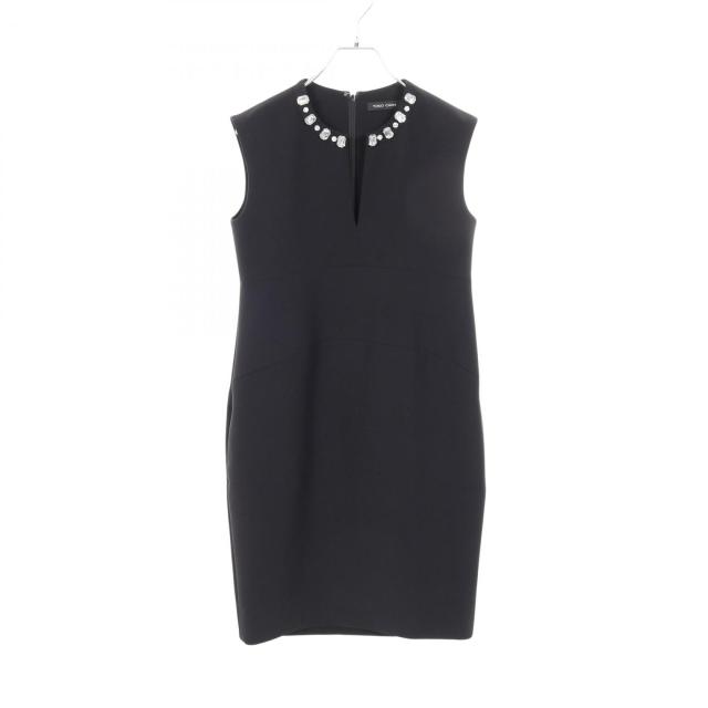 ヨーコチャン YOKO CHAN ワンピース 衣料品 トップス レーヨン ポリエステル レディース ブラック系 YCD-318-396 【中古】