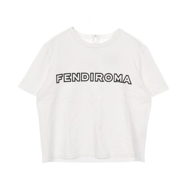 フェンディ FENDI FENDI × MARC JACOBS カットソー 衣料品 トップス コットン レディース ホワイト系 FS7950 AXBH 【中古】