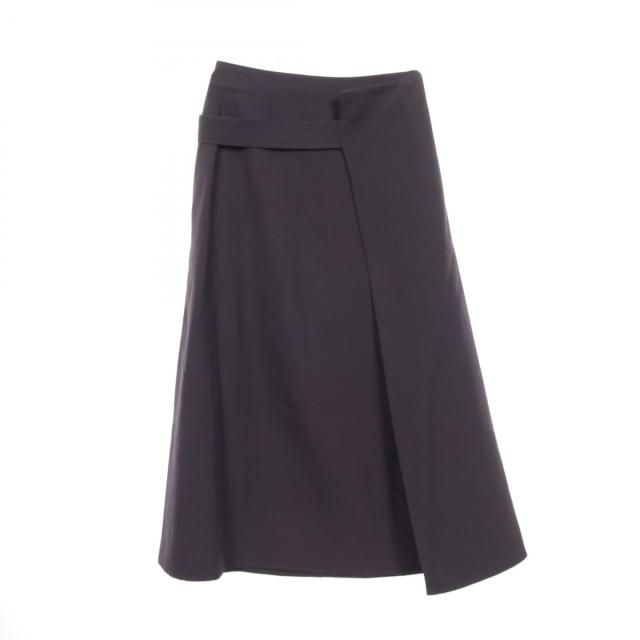 スタジオニコルソン STUDIO NICHOLSON WRAP SKIRT スカート 衣料品 ボトムス ウール ポリエステル レディース ネイビー系 【中古】