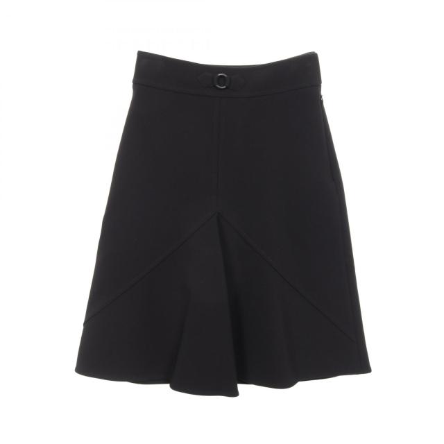 エルメス HERMES スカート 衣料品 ボトムス レーヨン シルク シルク レディース ブラック系 3E0315DJ 【中古】