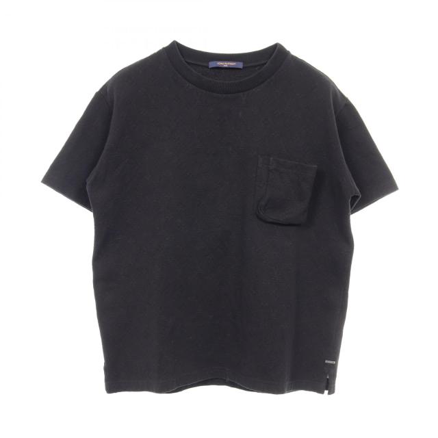 ルイ・ヴィトン LOUIS VUITTON 3Dポケット モノグラム カットソー 衣料品 トップス コットン メンズ ブラック系 【中古】