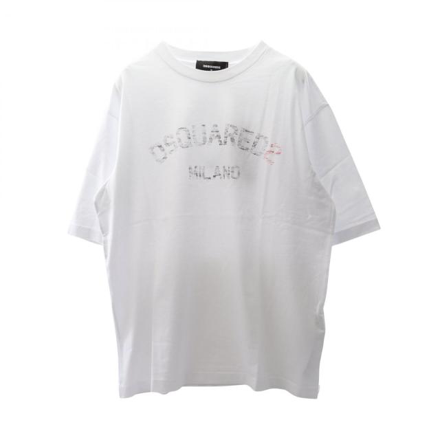 ディースクエアード DSQUARED2 カットソー 衣料品 トップス コットン メンズ ホワイト系 S74GD1399D20020100M 【新品】