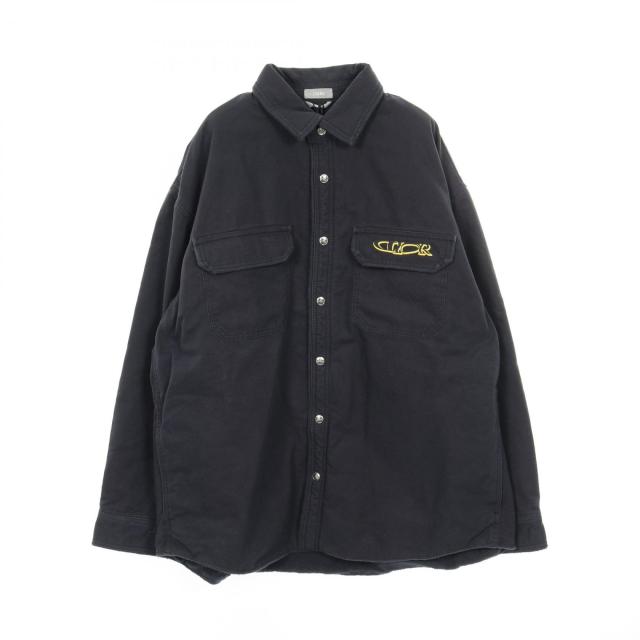 ディオール Dior オーバー 衣料品 トップス コットン メンズ ネイビー系 513D583AY55898240 【新品】