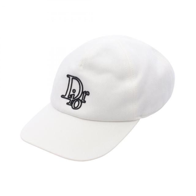 ディオール Dior キャップ 帽子 コットン メンズ ホワイト系 593C912A4511085M 【新品】