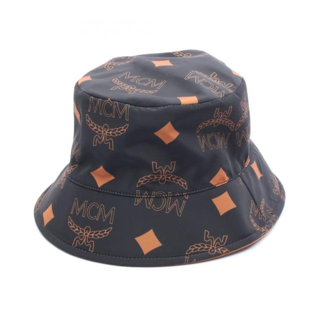 エム・シー・エム MCM モノグラム ハット 帽子 ポリエステル / コットン メンズ レディース ブラック系 / ブラウン系 MEHDAMM05B7001 【新品】