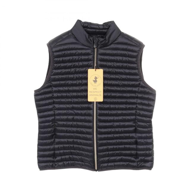 セーブザダック SAVE THE DUCK ダウンベスト 衣料品 アウター ナイロン レディース ブラック系 D85310WIRIS2010000 【新品】