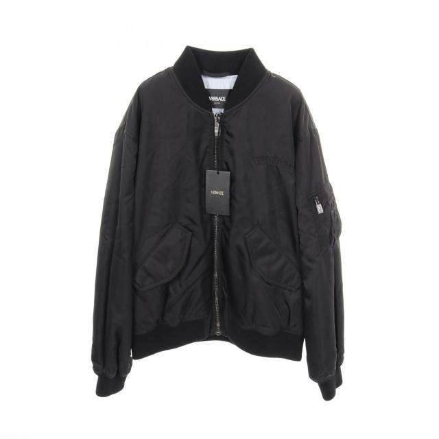 ヴェルサーチ VERSACE ブルゾン 衣料品 アウター ナイロン メンズ ブラック系 10139291A098481B000 【新品】
