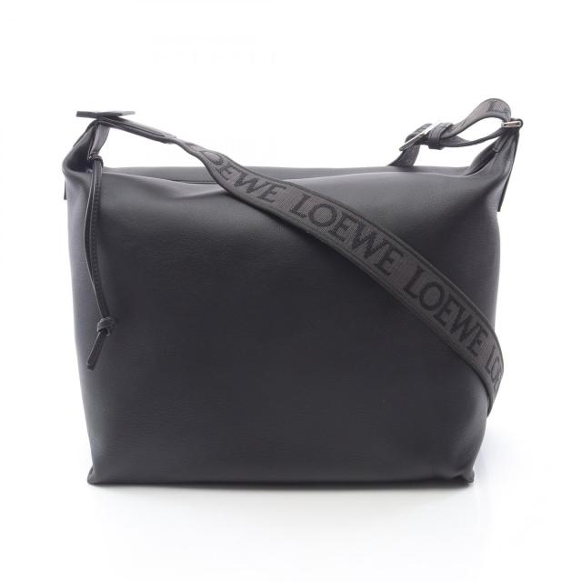 ロエベ LOEWE CUBI キュービィ ショルダーバッグ バッグ レザー メンズ ブラック系 B906K70X131100 【新品】
