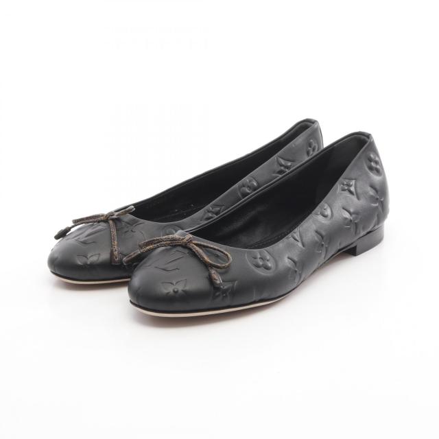 ルイ・ヴィトン LOUIS VUITTON ニーナライン パンプス 靴 レザー レディース ブラック系 【中古】