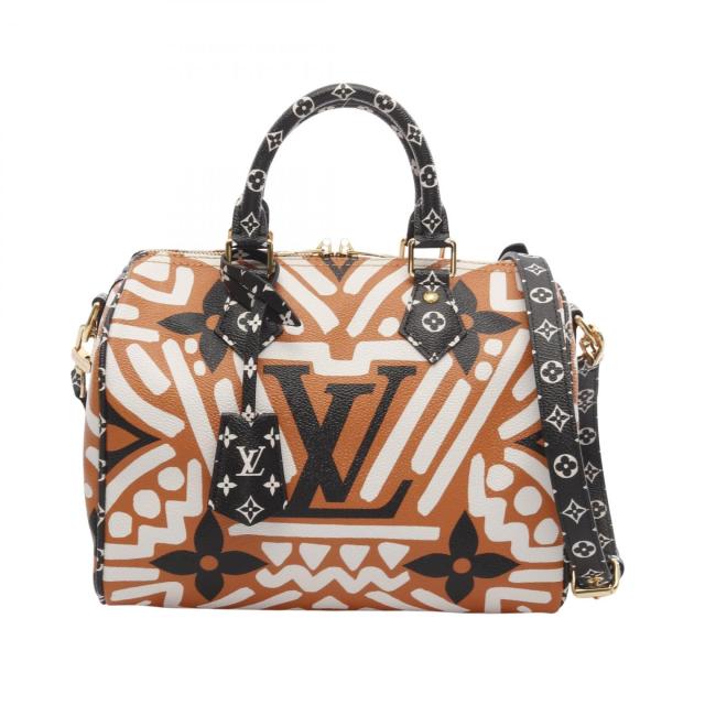 ルイ・ヴィトン LOUIS VUITTON スピーディ バンドリエール25 LVクラフティ ハンドバッグ バッグ PVCコーティングキャンバス モノグラム・ジャイアント レディース オレンジ系 / マルチカラー M56588 【中古】