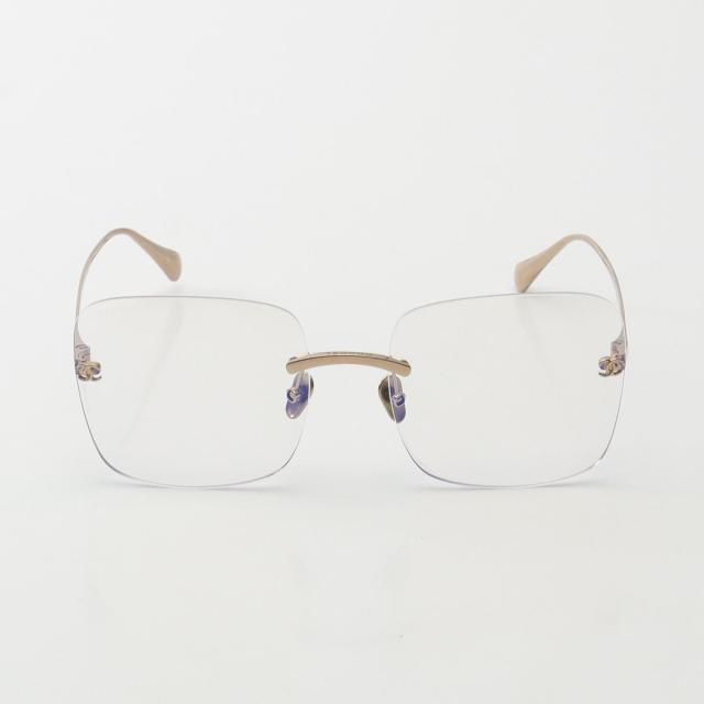 シャネル CHANEL ココマーク サングラス 衣料品 GP / プラスチック レディース クリア系 / ゴールド系 【中古】