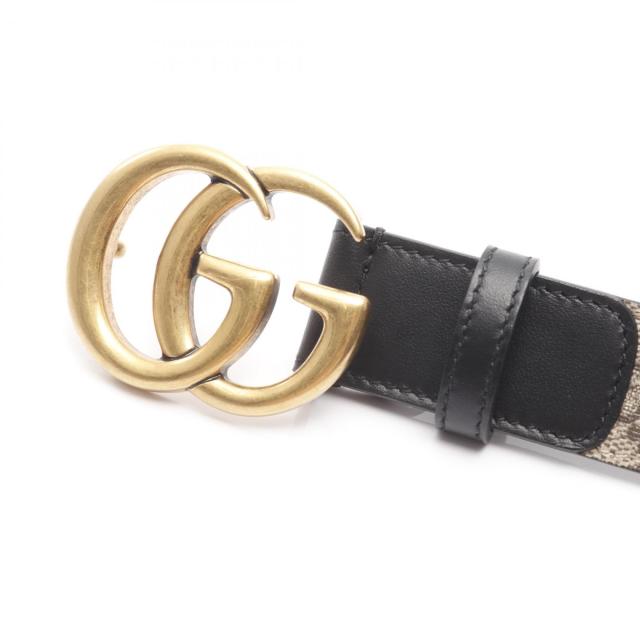 グッチ GUCCI ダブルG GGスプリーム ベルト 衣料品 レザー PVC