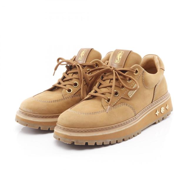 ルイ・ヴィトン LOUIS VUITTON LV × NBA アベスライン スニーカー 靴 レザー メンズ ベージュ系 【中古】