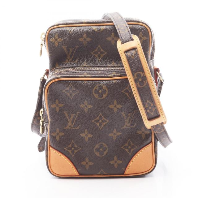 ルイ・ヴィトン LOUIS VUITTON アマゾン ショルダーバッグ バッグ PVCコーティングキャンバス レザー モノグラム レディース ブラウン系 M45236 【中古】