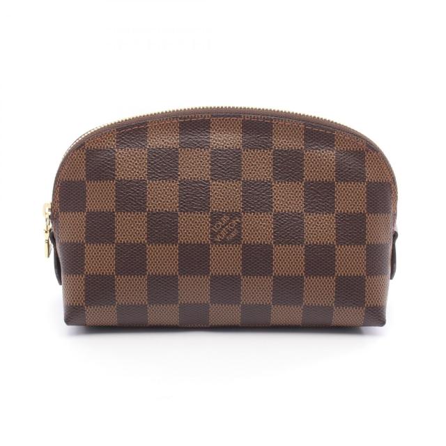 ルイ・ヴィトン LOUIS VUITTON ポシェット コスメティック ダミエエベヌ ポーチ バッグ PVC レディース ブラウン系 N47516 【中古】