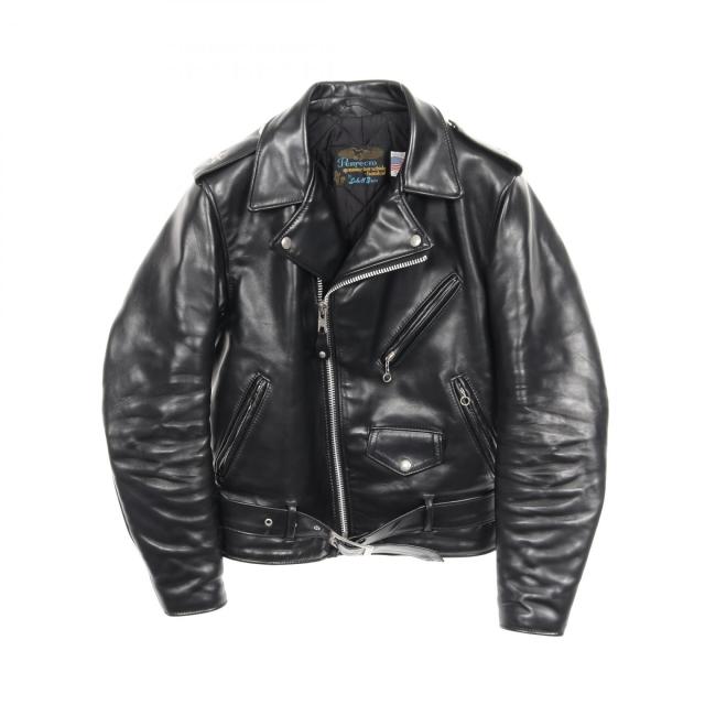 ショット schott ダブル ライダースジャケット 衣料品 アウター レザー レディース ブラック系 【中古】